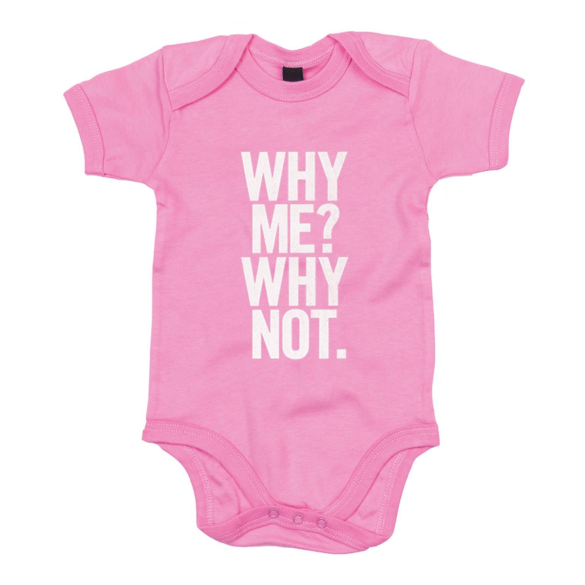 Why Me? Why Not. Pink Baby Grow | Liam Gallagher Official Store