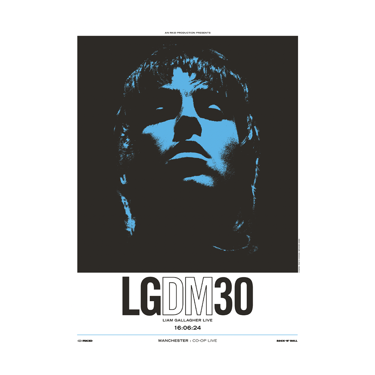 LGDM30 Manchester 16th June Event Screenprint | Liam Gallagher Official ...