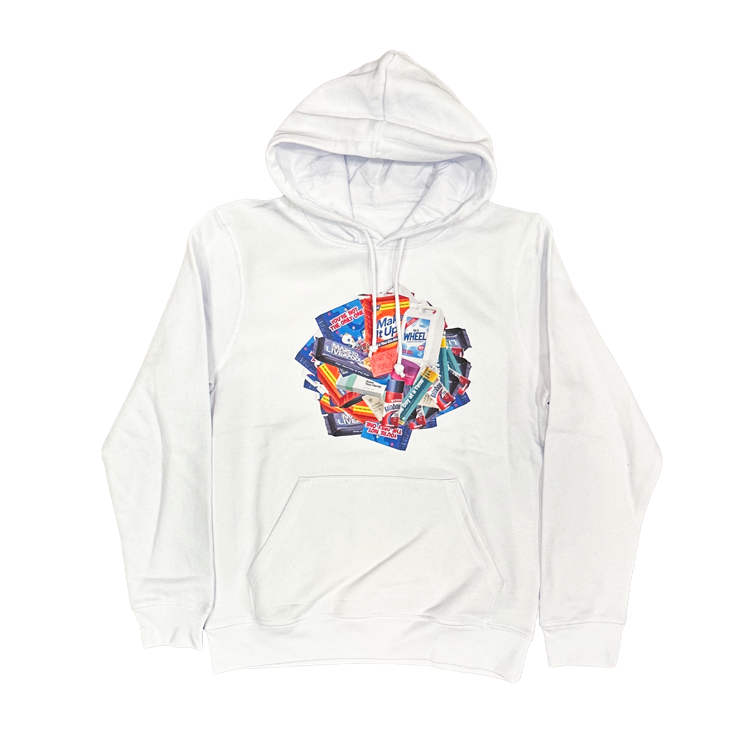 Gallagher Squire Album Cover White Hoodie | Liam Gallagher John Squire